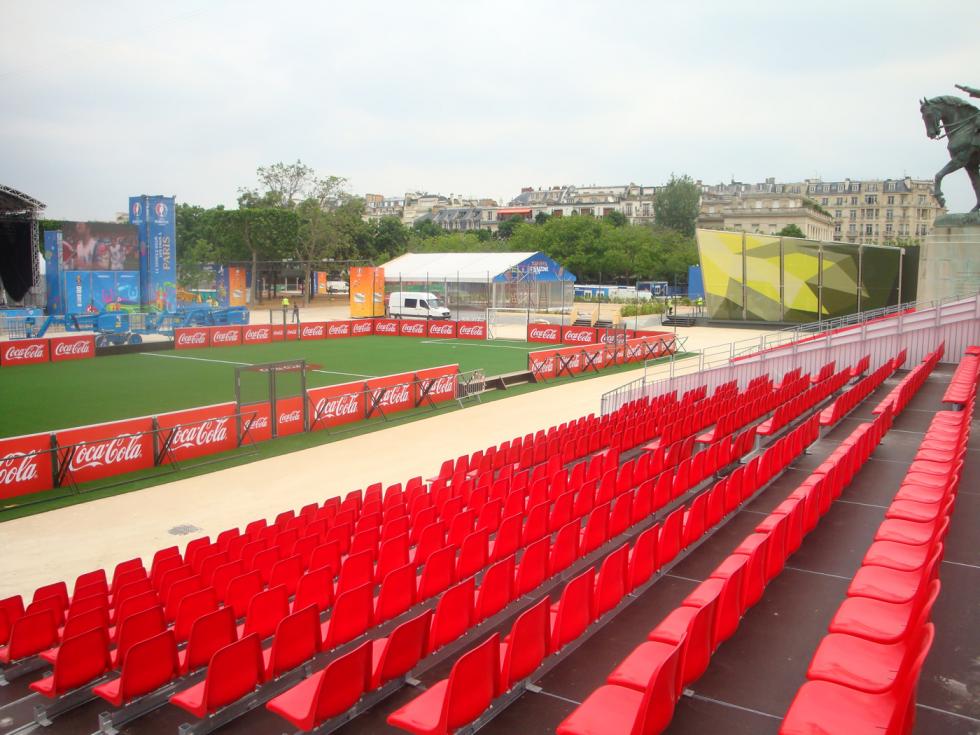 Euro 2016: Modular Grandstands for the Paris Fan Zone