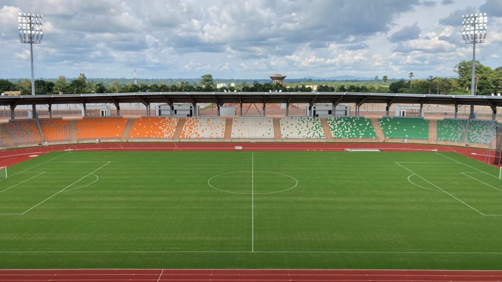Construction of the stadium with seat installation for AFCON 23