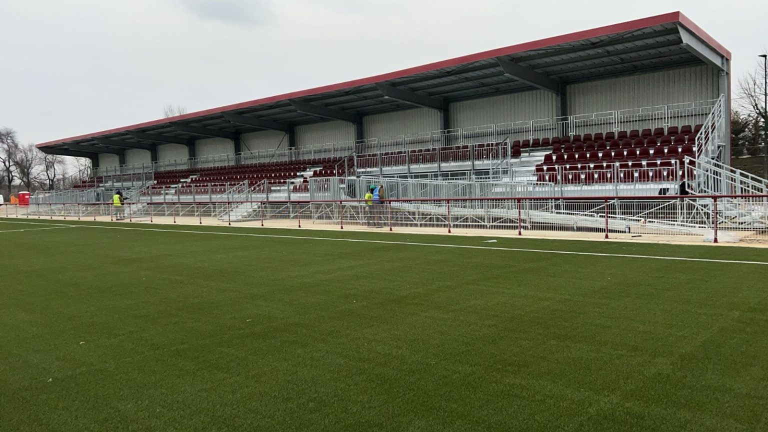 Modular football stadium grandstand: sales and rental