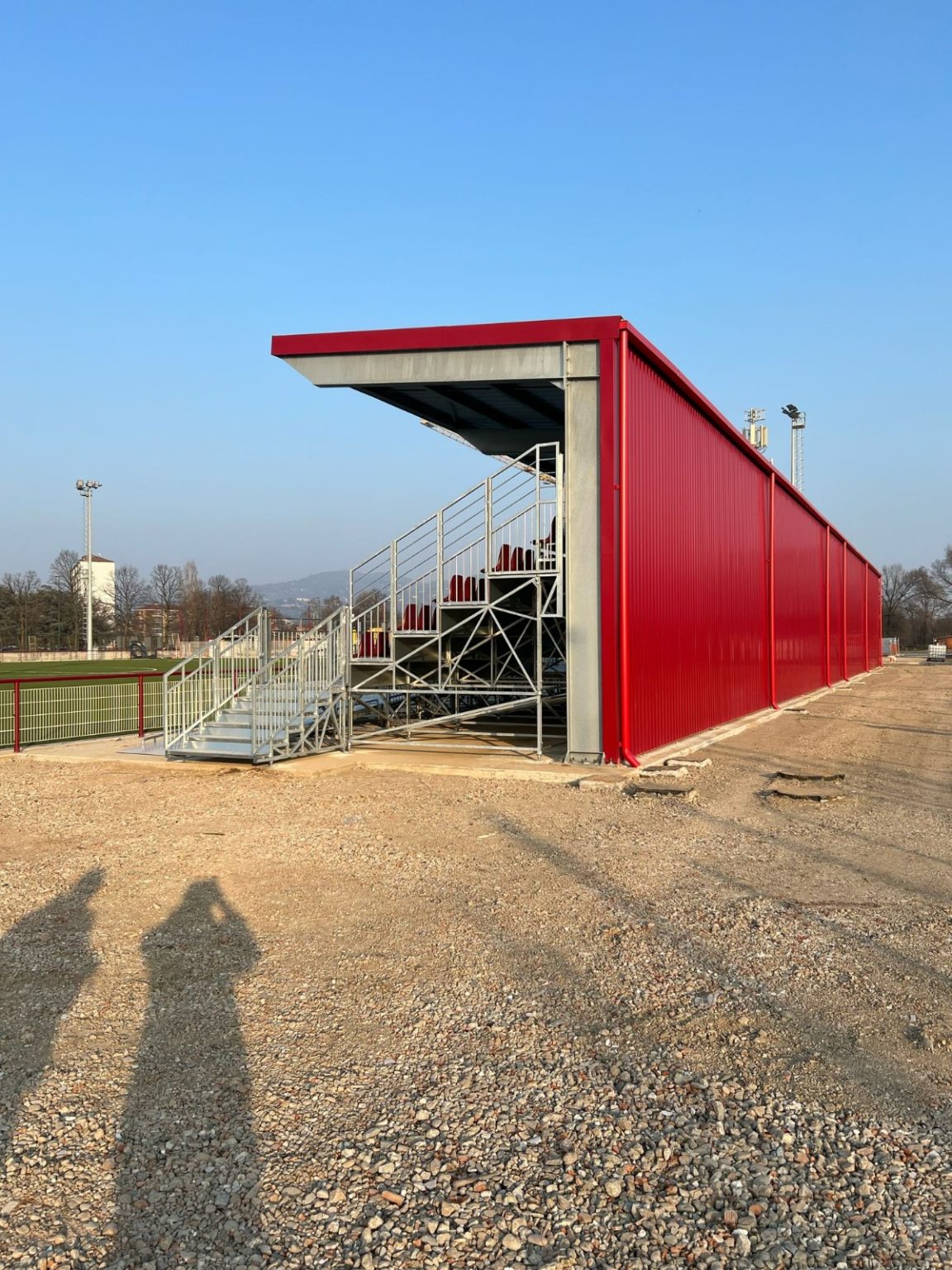 Modular football stadium grandstand: sales and rental
